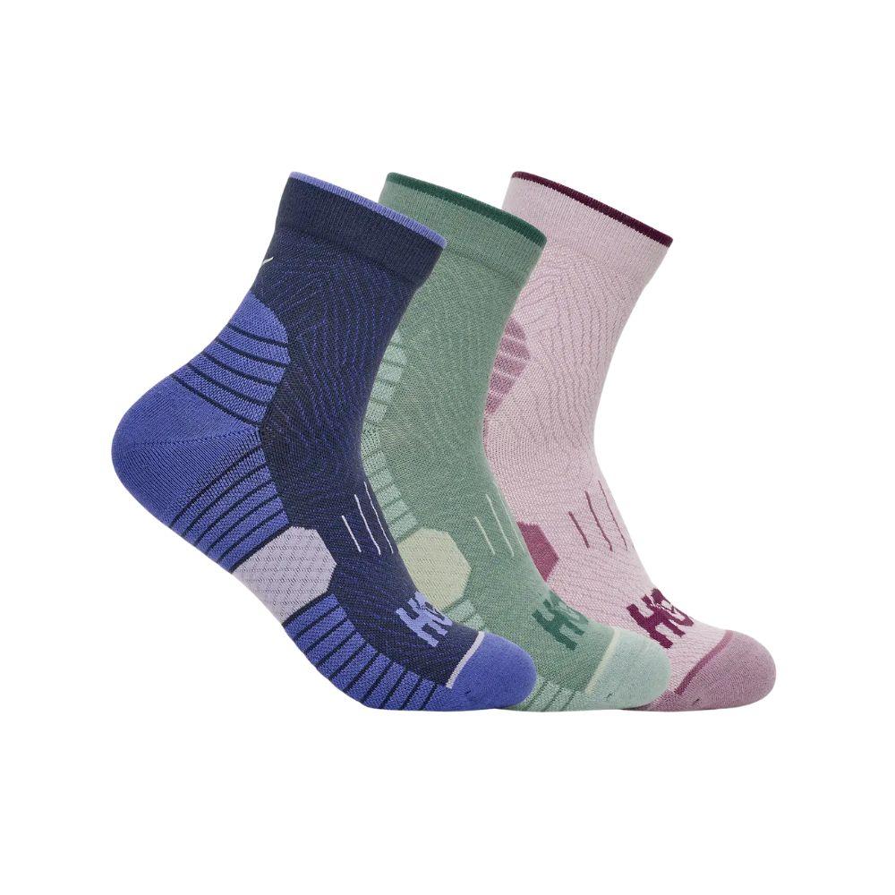 HOKA QUARTER RUN SOCK 3-PACK ถุงเท้าวิ่งสำหรับผู้ชายและผู้หญิง – Rev Online